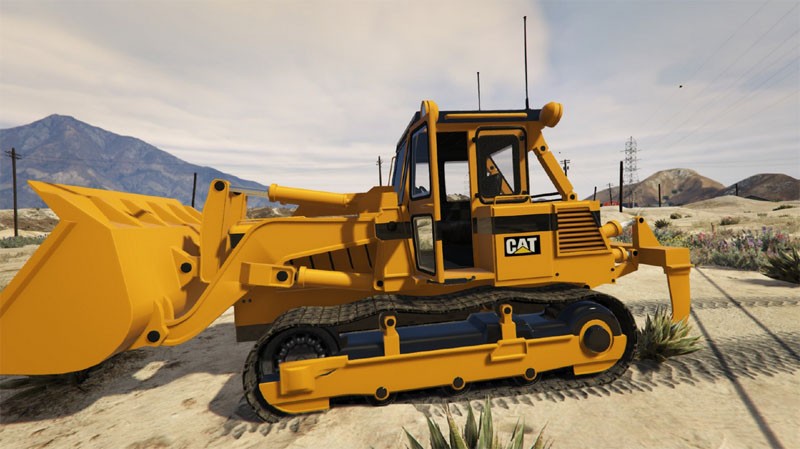 Caterpillar Bulldozer Texture Mod - Véhicules - Téléchargements GTA 5